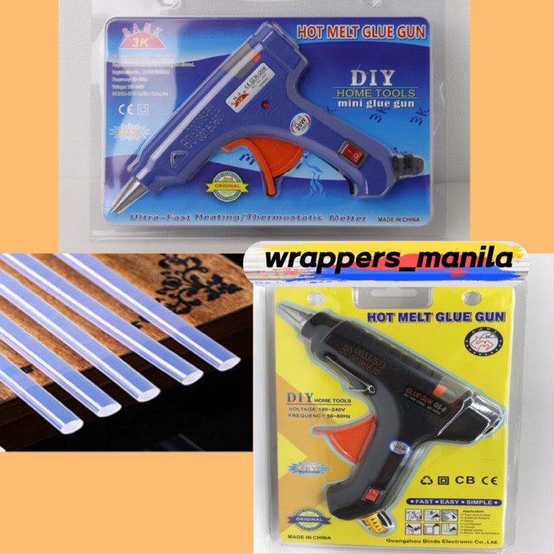 Electric Hot Melt Glue Gun 100W Heavy Duty – wrappers_manila